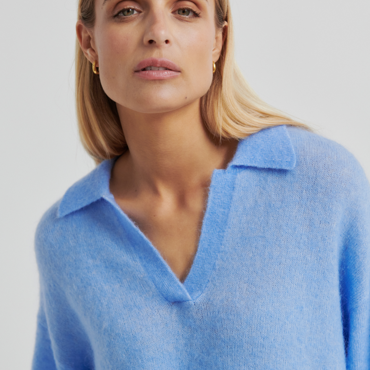 Second Female Bruuk Knit Collar Frozen Fjord – J BY J Fashion
