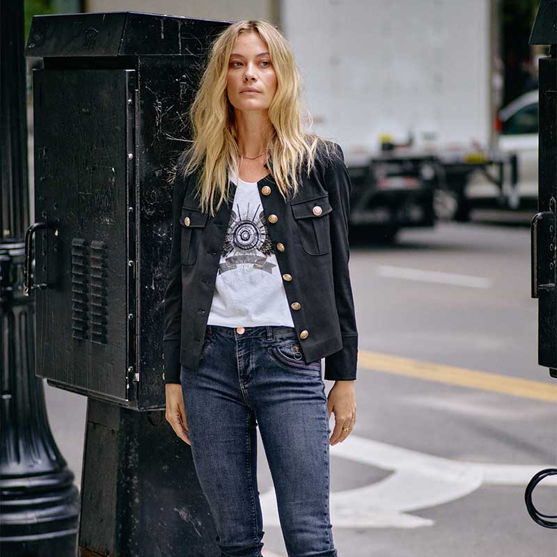 Mos Mosh MMGethi O-SS Tee White